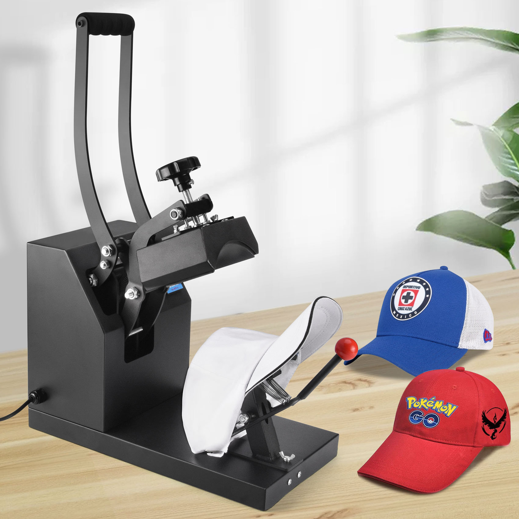 Suteck Hat Press Digital Baseball Cap Heat Press Machine 6x3.5 Inch ...