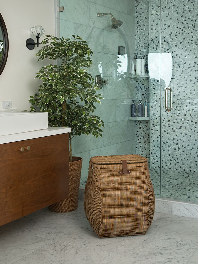 Bayou Breeze Wicker Laundry Hamper with Handles & Reviews | Wayfair