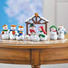 Ophelia & Co. Hand-Painted Snowman Nativity Scene 4-Piece Set | Wayfair