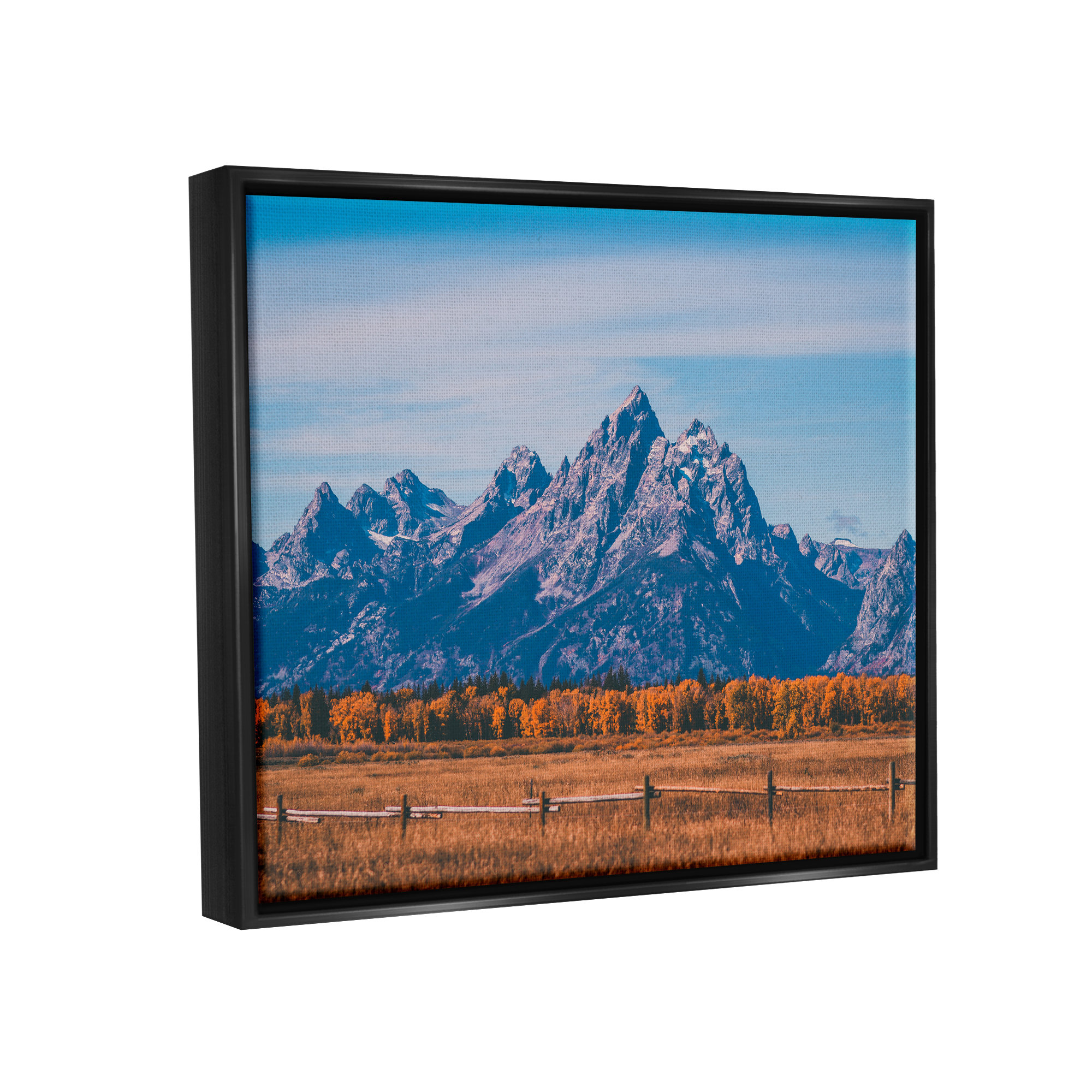 Millwood Pines Countryside & Mountain Peaks Framed On Canvas by Daniel ...