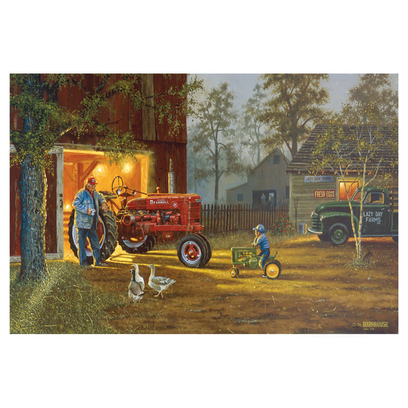 The Finishing Touch 'Common Ground' by Dave Barnhouse Painting Print ...
