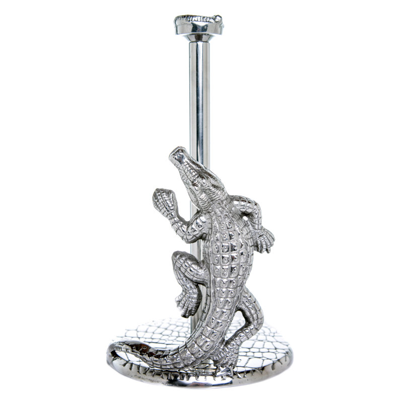 Arthur Court Designs Alligator Free Standing Paper Towel Holder ...
