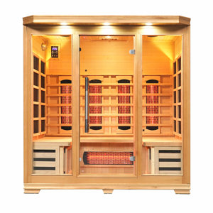 Vidalux Solara 4 Person Full Spectrum Infrared Sauna With Complete Heat ...