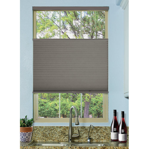 Symple Stuff Top Down/ Bottom Up Cordless Blackout Cellular Shade ...