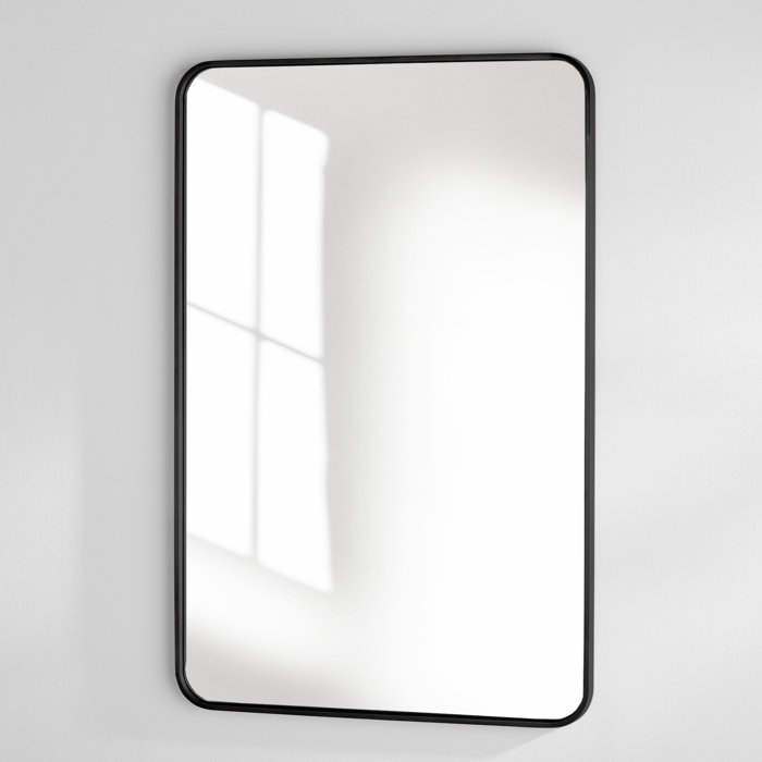 Sabine Metal Rounded Rectangle Wall Mirror & Reviews | Joss & Main