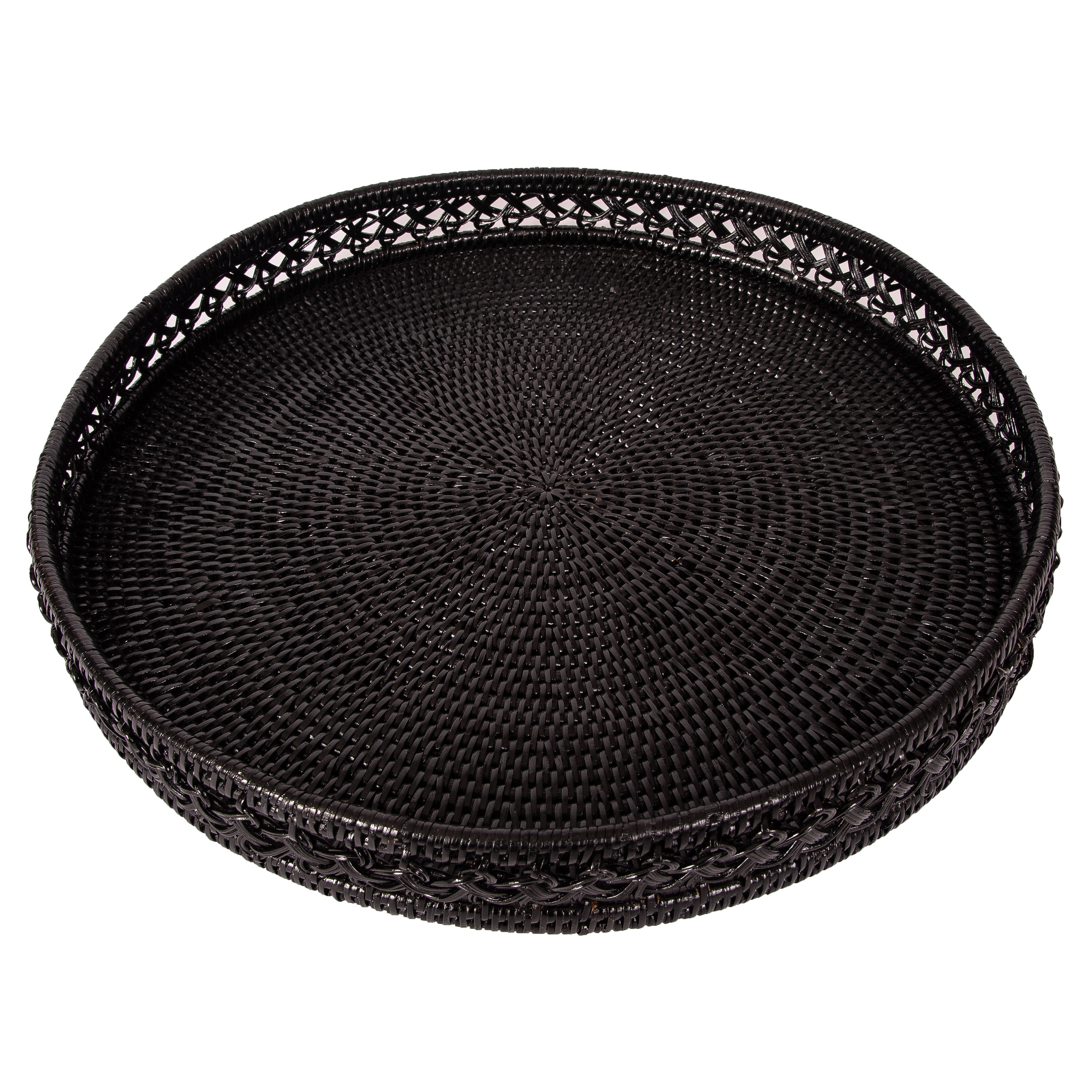 Artifacts Trading Company Artifacts Rattan Seca Design Round Tray | Wayfair