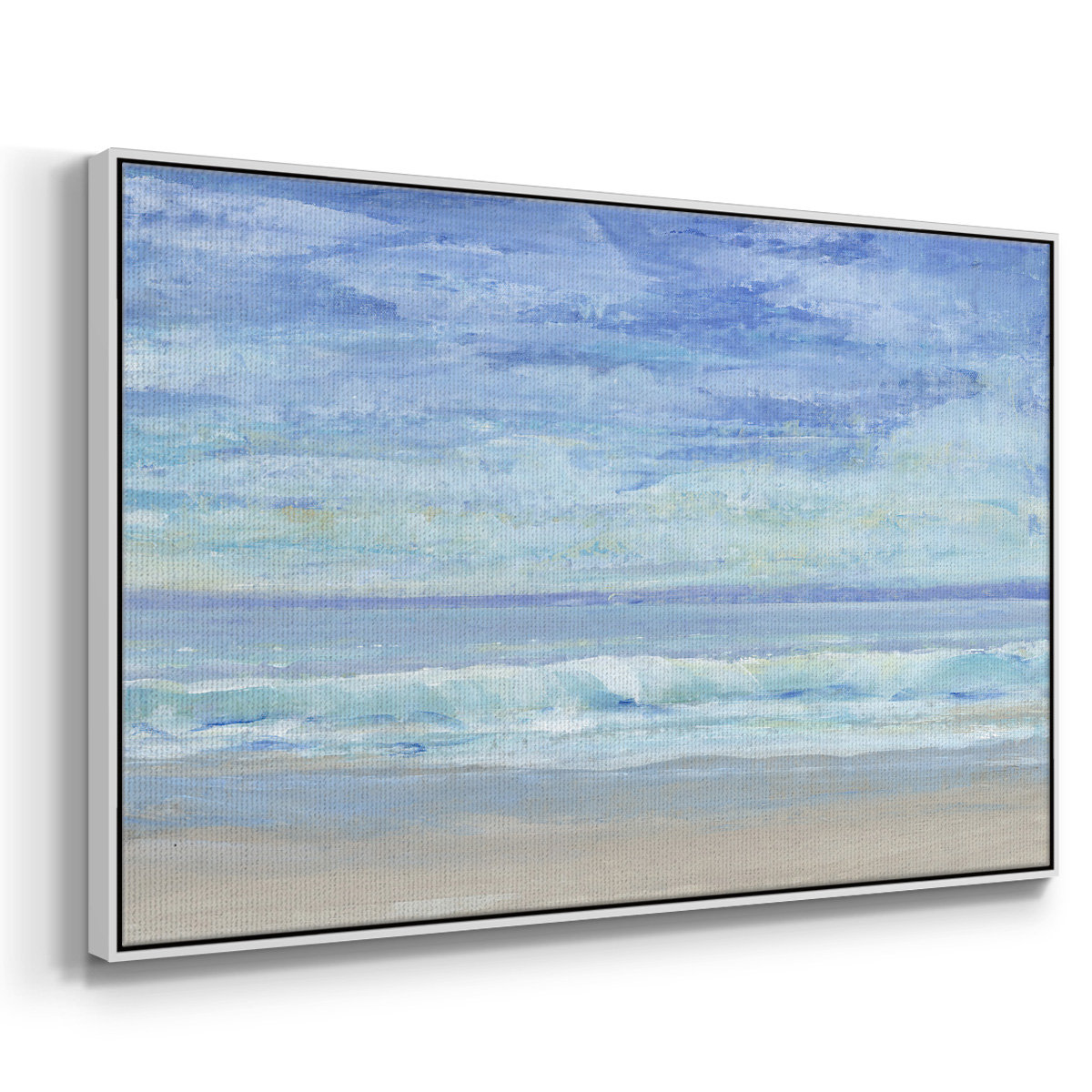 Wexford Home Rolling Surf I Framed On Canvas Print | Wayfair