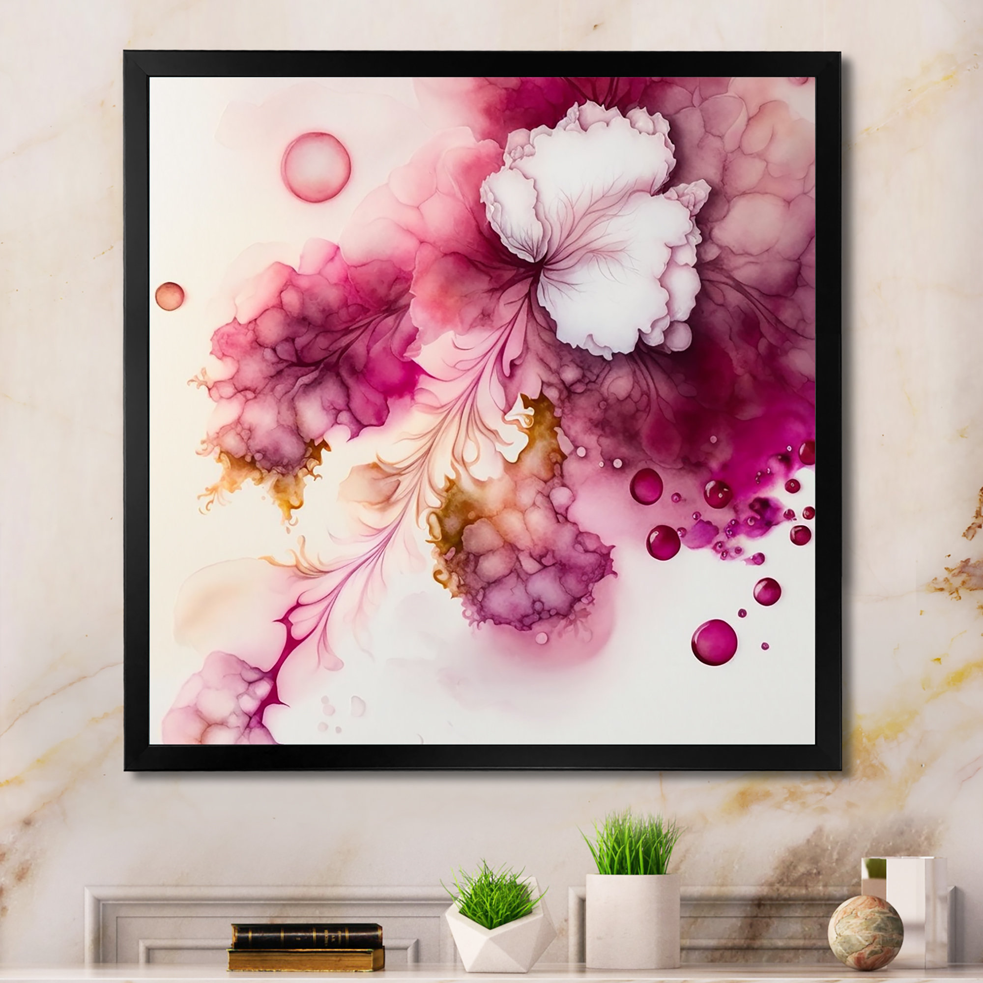 Ivy Bronx Eruption Of Rasberry Blush Joy I - Print - Wayfair Canada