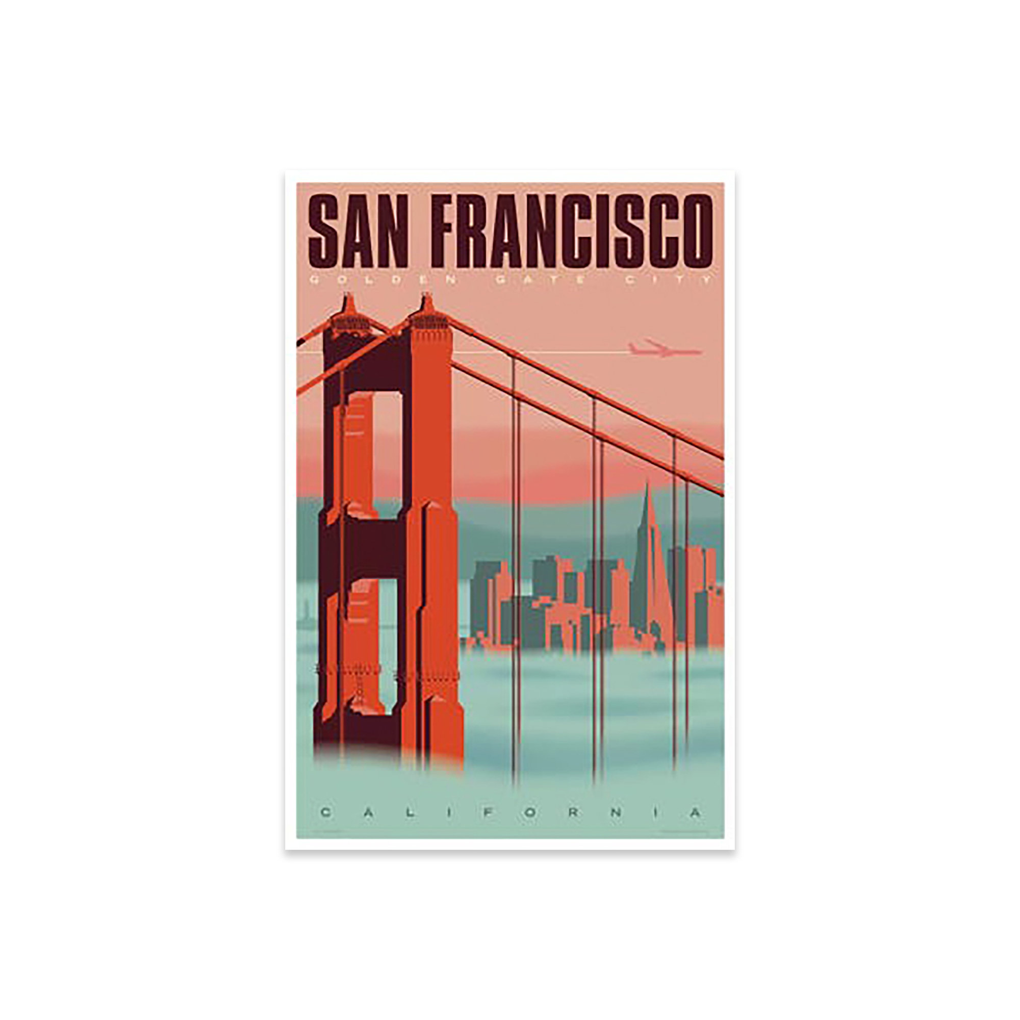 Wildon Home® San Francisco Travel by Jim Zahniser - Unframed Graphic ...