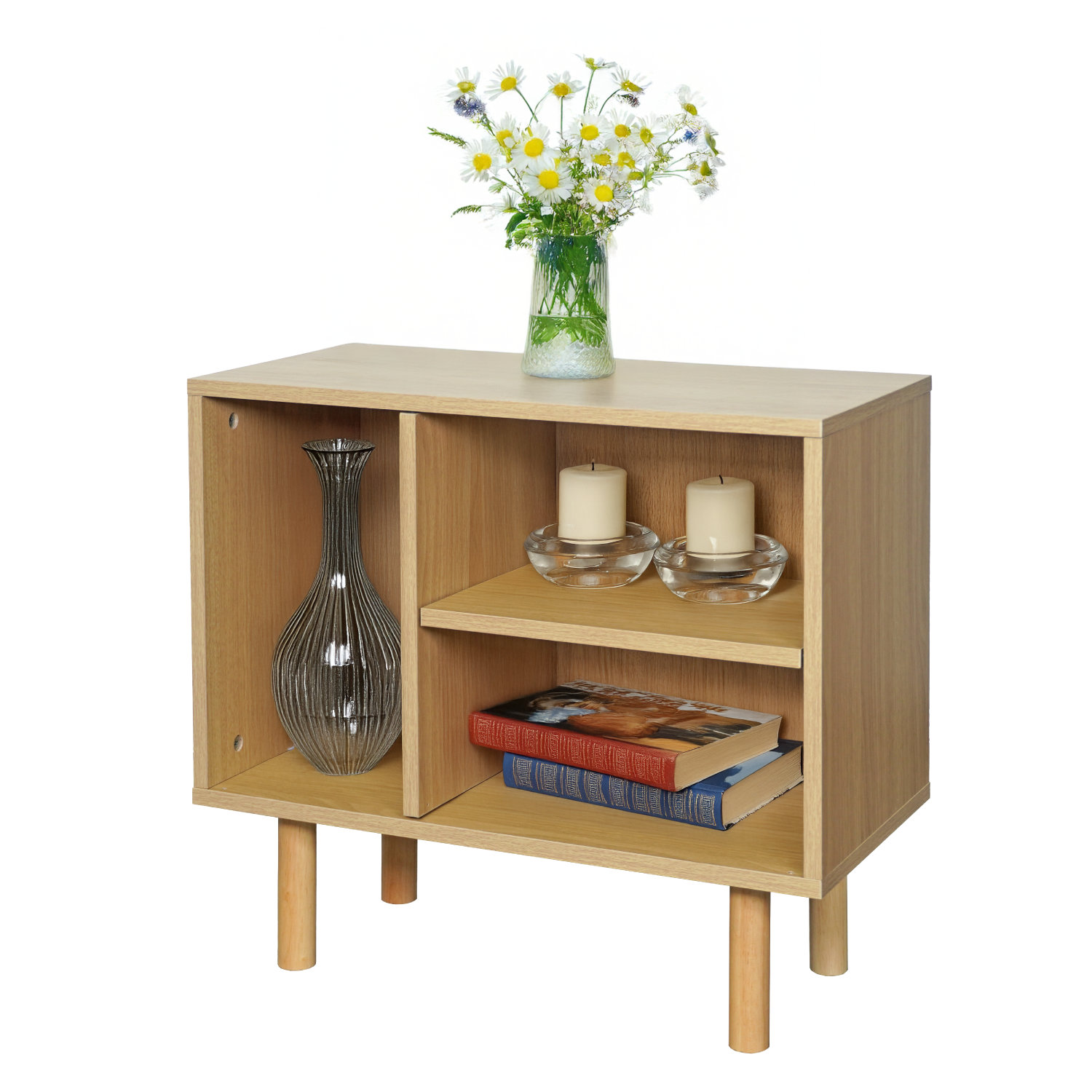 George Oliver Storage Cube End Table With Doors Or Shelves, Stackable ...