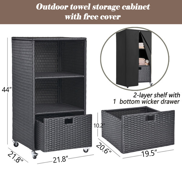 Patio Novagarden Outdoor Towel Rack For Pool Outdoor Pool Towel Storage ...