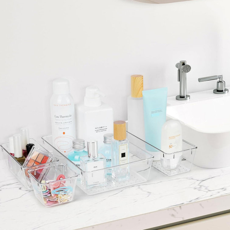 Rebrilliant 25 PCS Plastic Drawer Organizers Set,4-Size Versatile ...