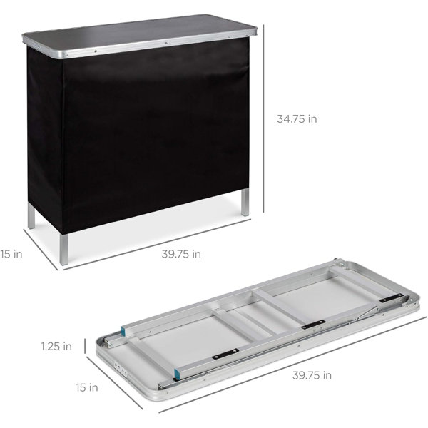 Arlmont & Co. Lecil Arlmont & Co. Bar Counter Frame | Wayfair