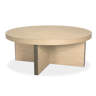 Brownstone Furniture Zuma Solid Wood Pedestal Coffee Table | Wayfair