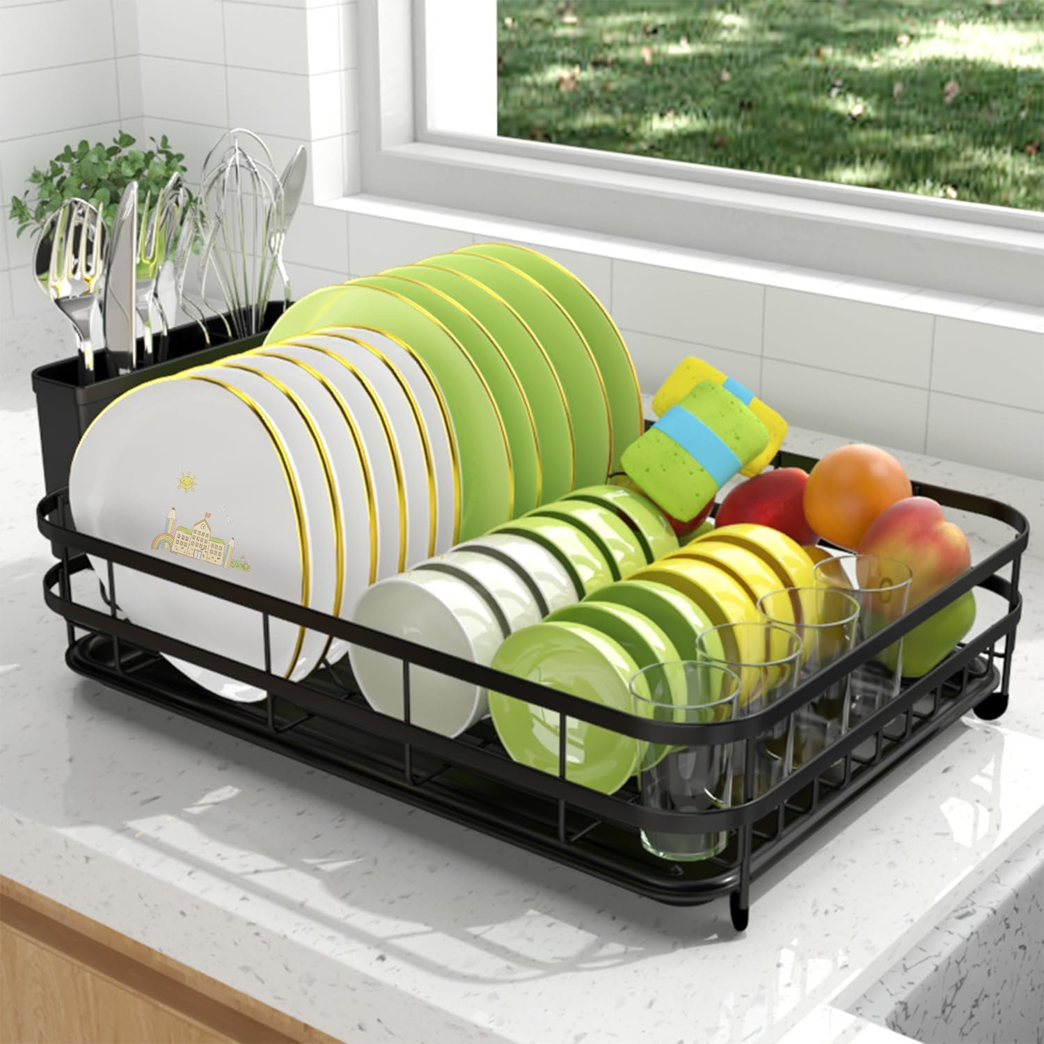 DOFLIC Stainless Steel Dish Rack | Wayfair