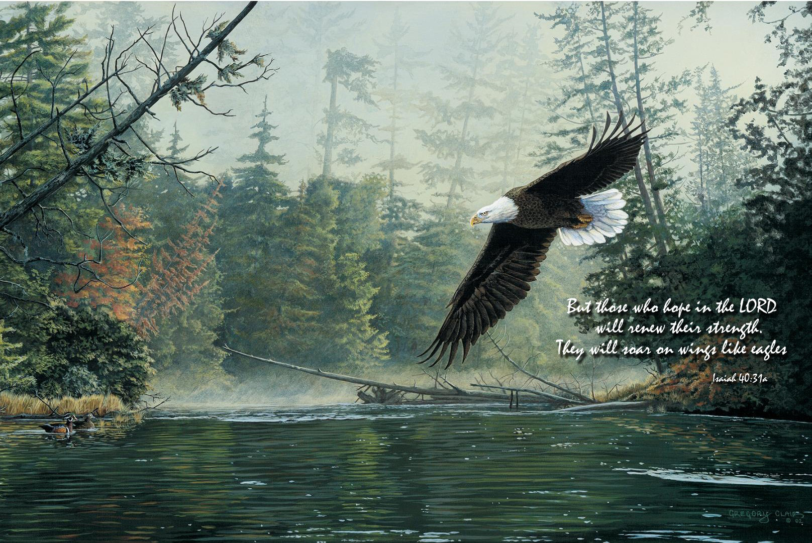 The Finishing Touch Out of the Mist by Greg Clair Painting Print on ...