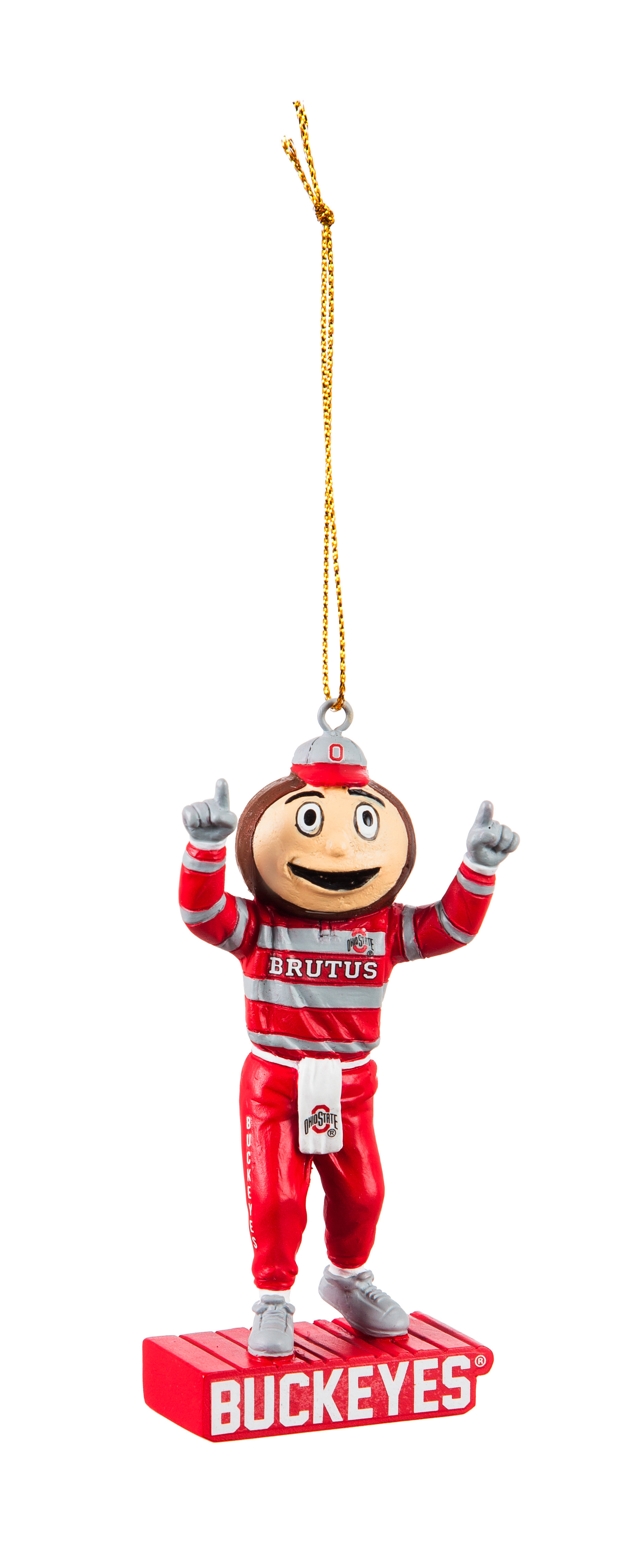 The Holiday Aisle® Ohio State University Mascot Statue Hanging Figurine ...