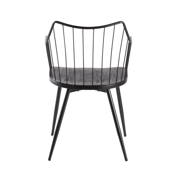 Joss & Main Fianna Slat Back Arm Chair & Reviews | Wayfair