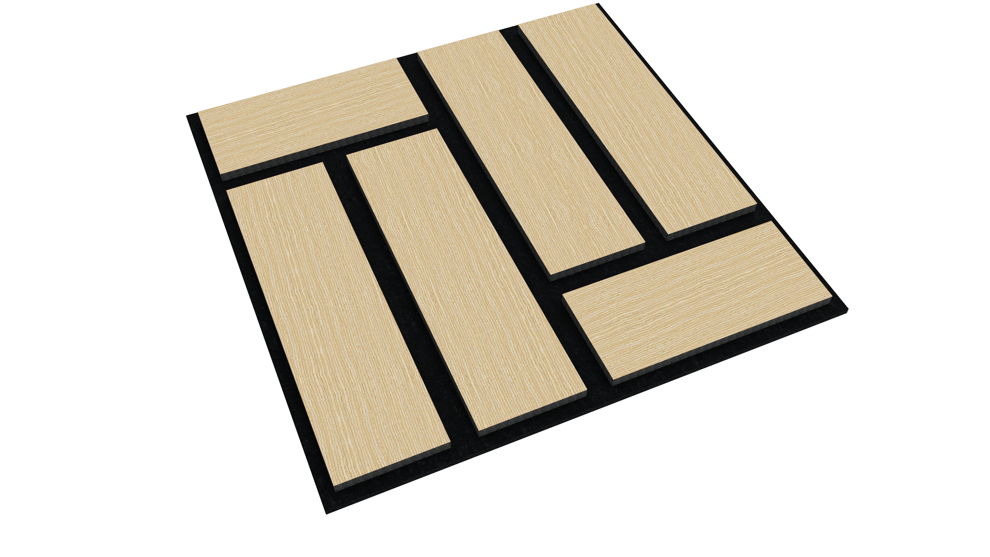 MaxwayDeco Acoustic Staggered Block-shaped Wood Panel - Wayfair Canada