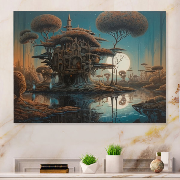 Red Barrel Studio® Surreal Landscape I On Metal Print | Wayfair