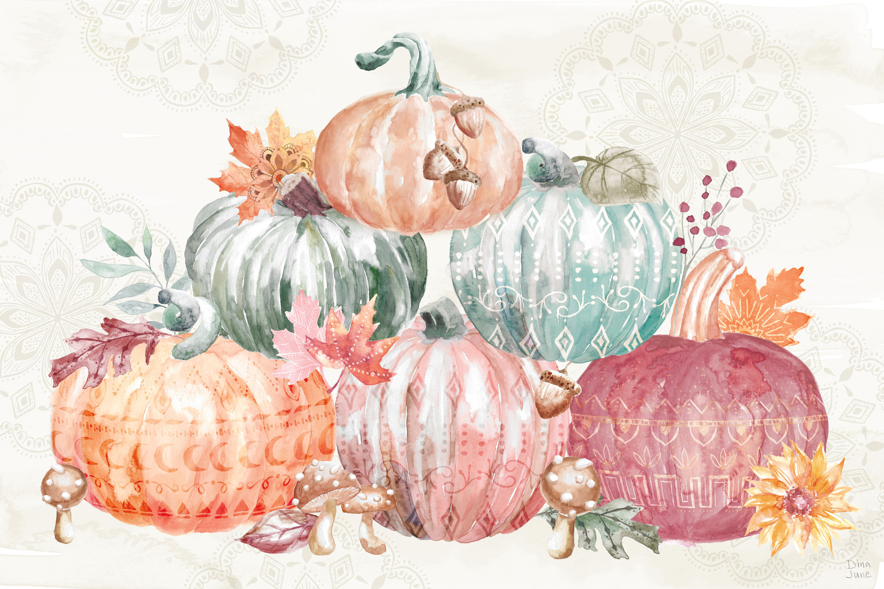 August Grove Harvest Touch IV - Wrapped Canvas Painting - Wayfair Canada