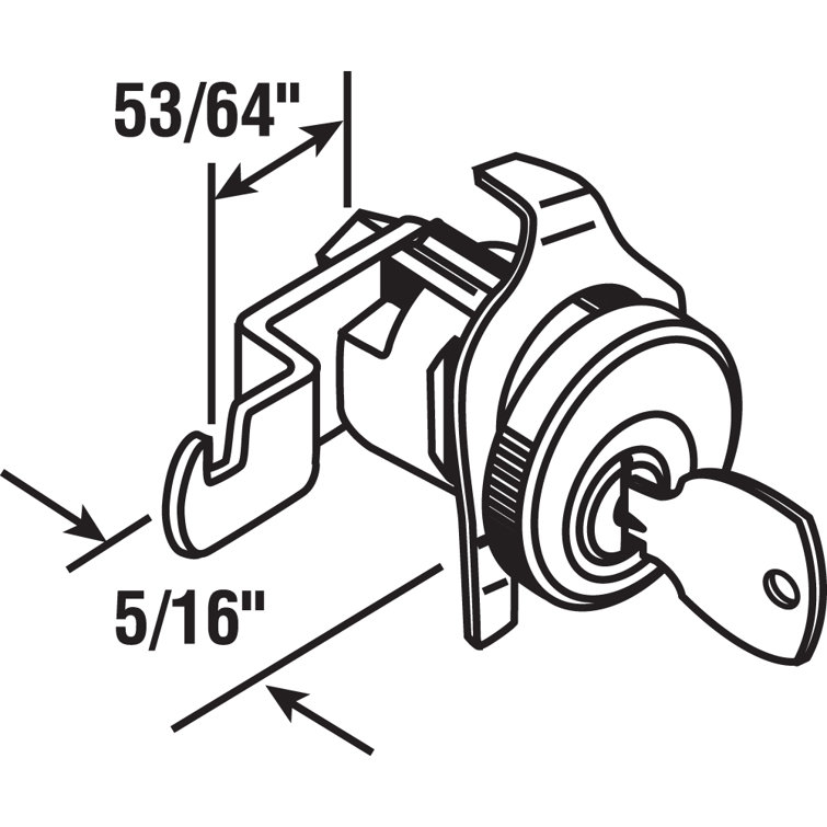 Prime-Line Metal Lock | Wayfair