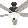Hunter Fan Reveille 60" 5 - Blade Ceiling Fan With Lights And Pull ...