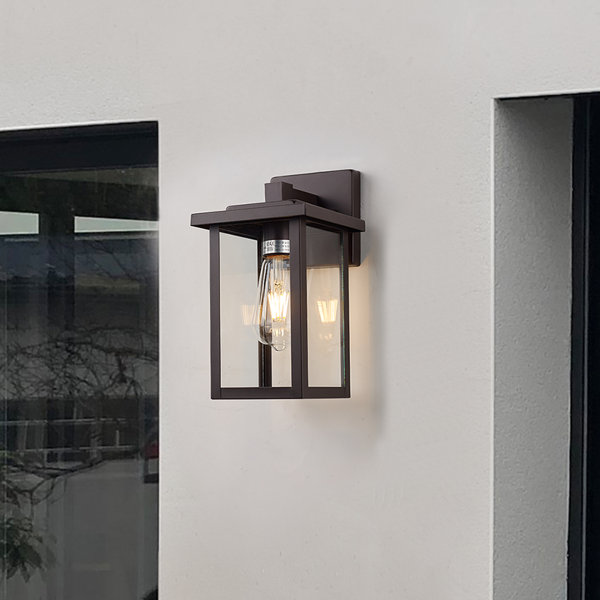 17 Stories Rexall Steel Wall Light | Wayfair