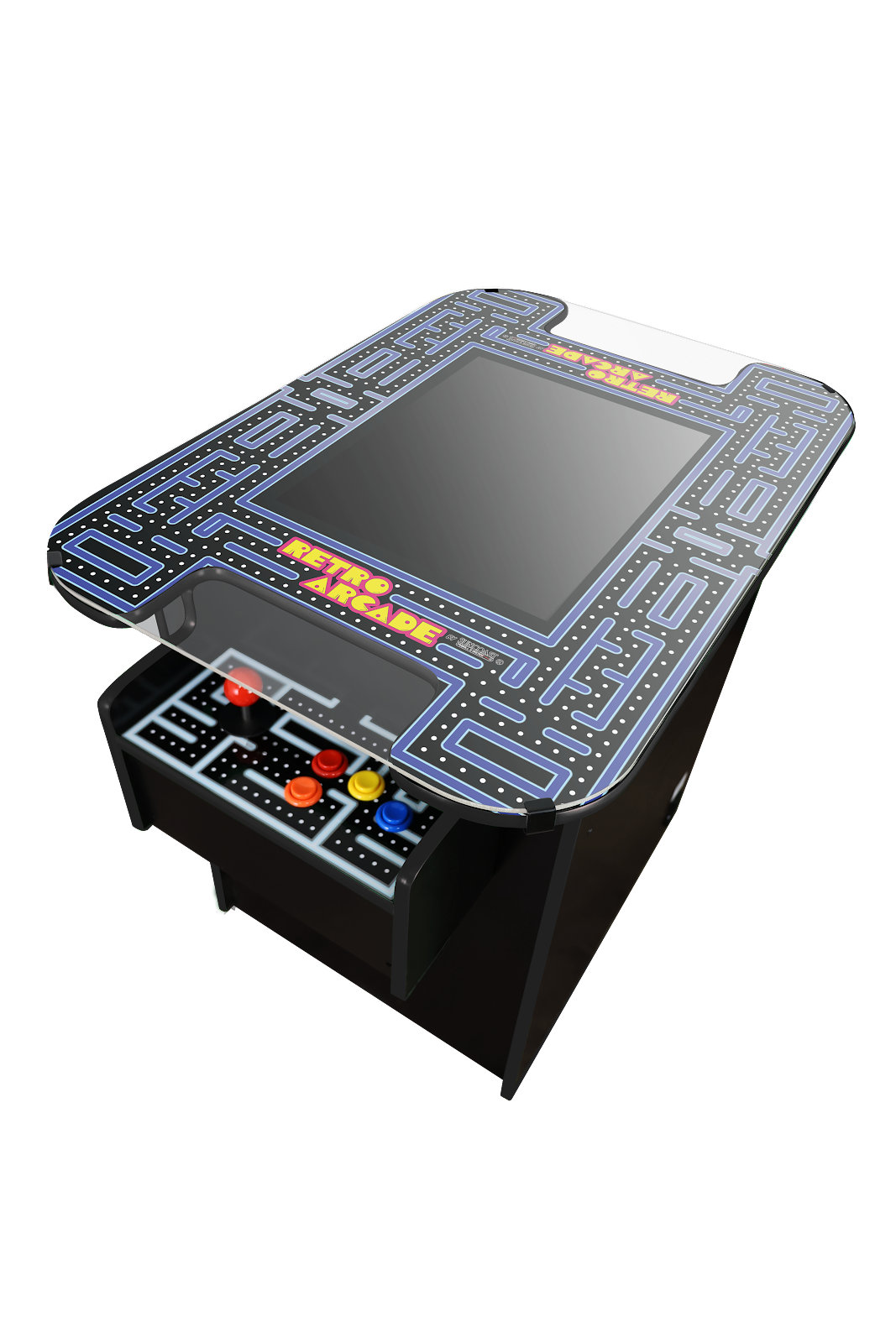 Suncoast Arcade Cocktail Arcade Machine with 19" Monitor and 516 Retro ...