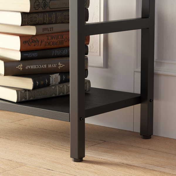 17 Stories Marysa 69.3" H x 69.3" W Iron Library Bookcase & Reviews ...