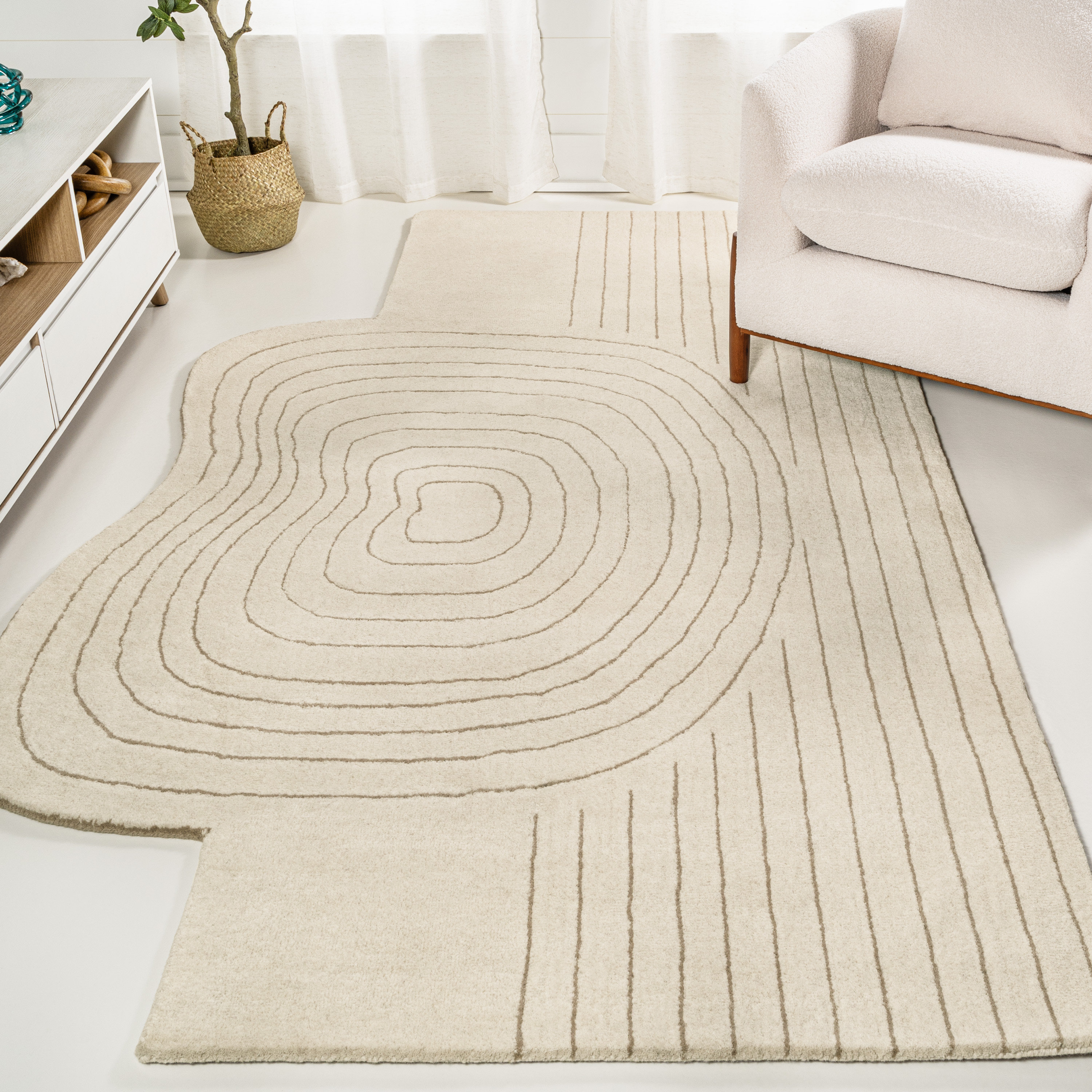 Orren Ellis Gibora Wool Indoor Rug | Wayfair
