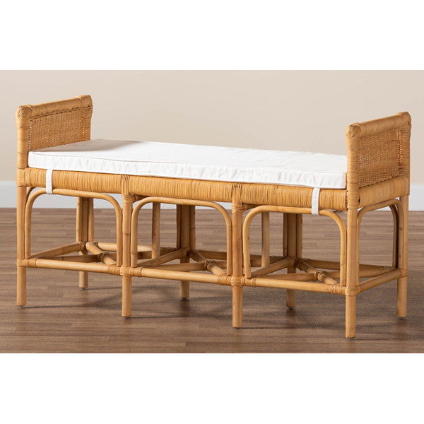 Wicker & Rattan Benches | Wayfair