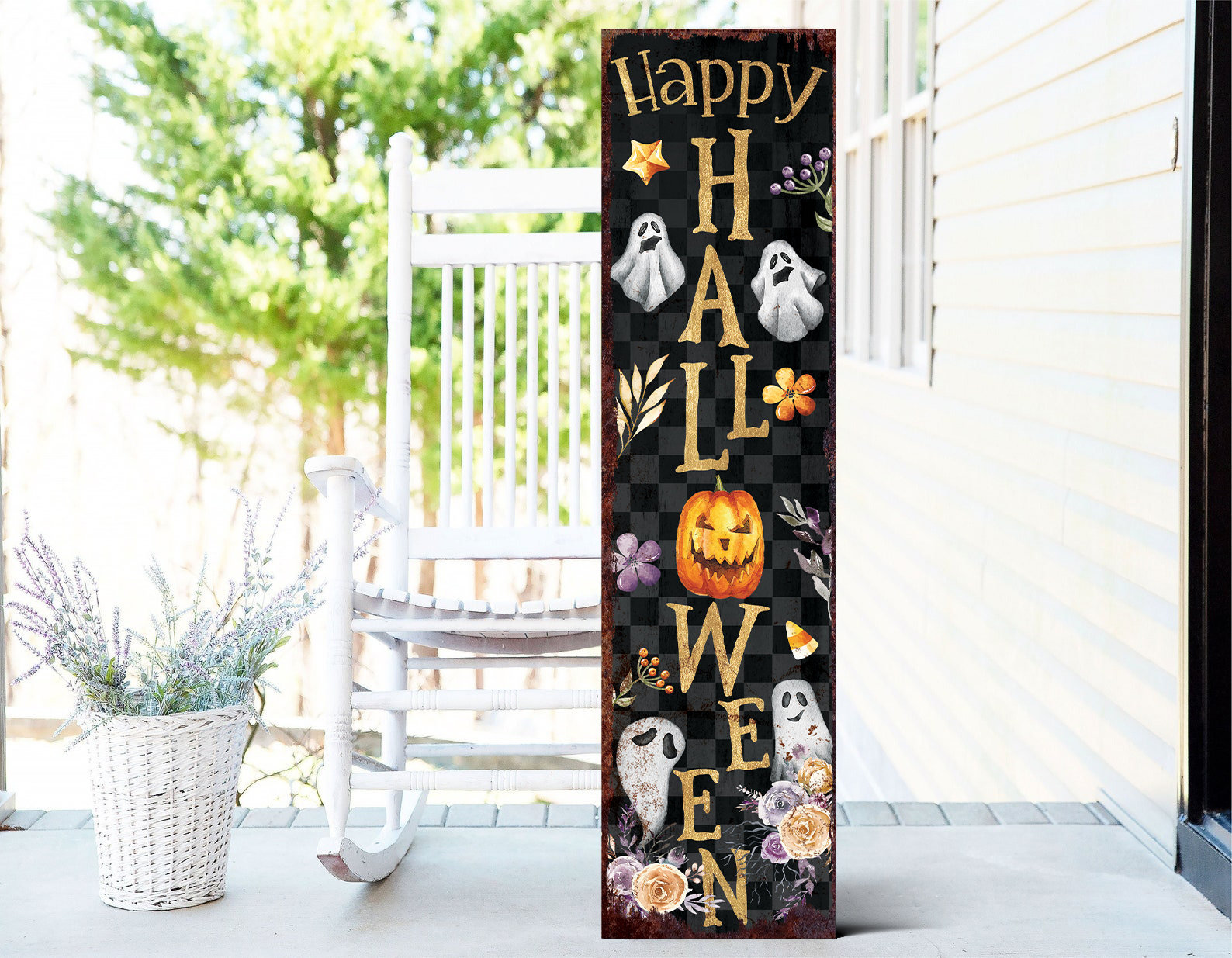 The Holiday Aisle® Happy Halloween Door Mural - Wayfair Canada
