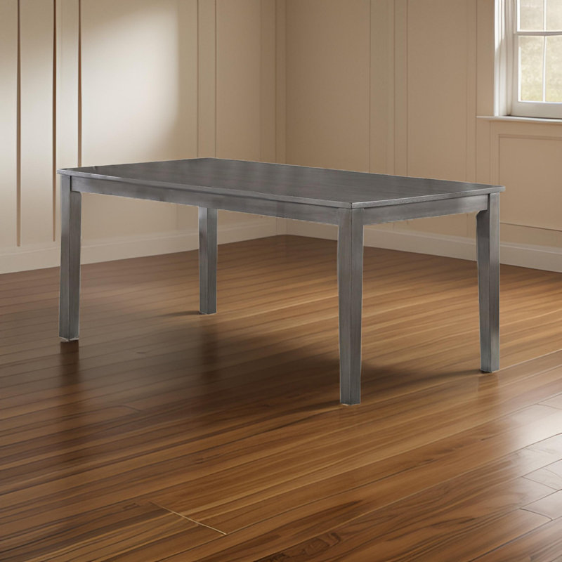 Benjara Kate 72 Inch Dining Table, Rectangular Top, Sleek Wood Frame ...