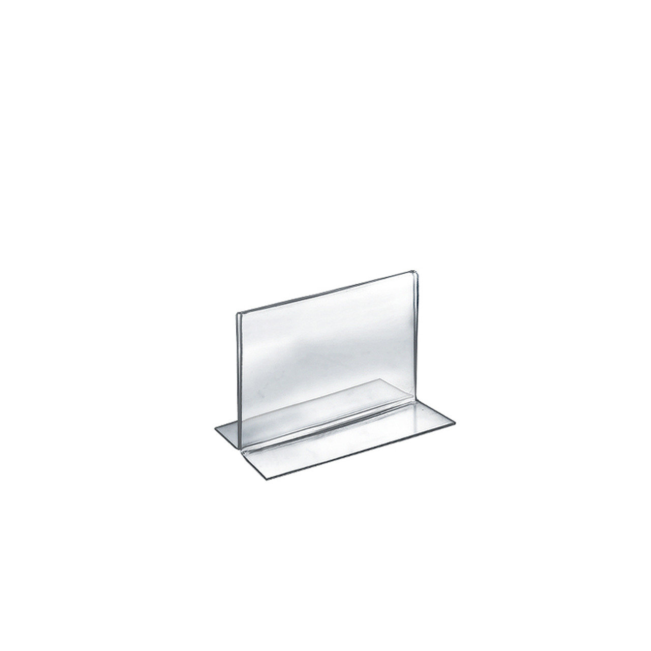 Azar Displays Bottom Loading Clear Acrylic T-Frame Sign Holder ...