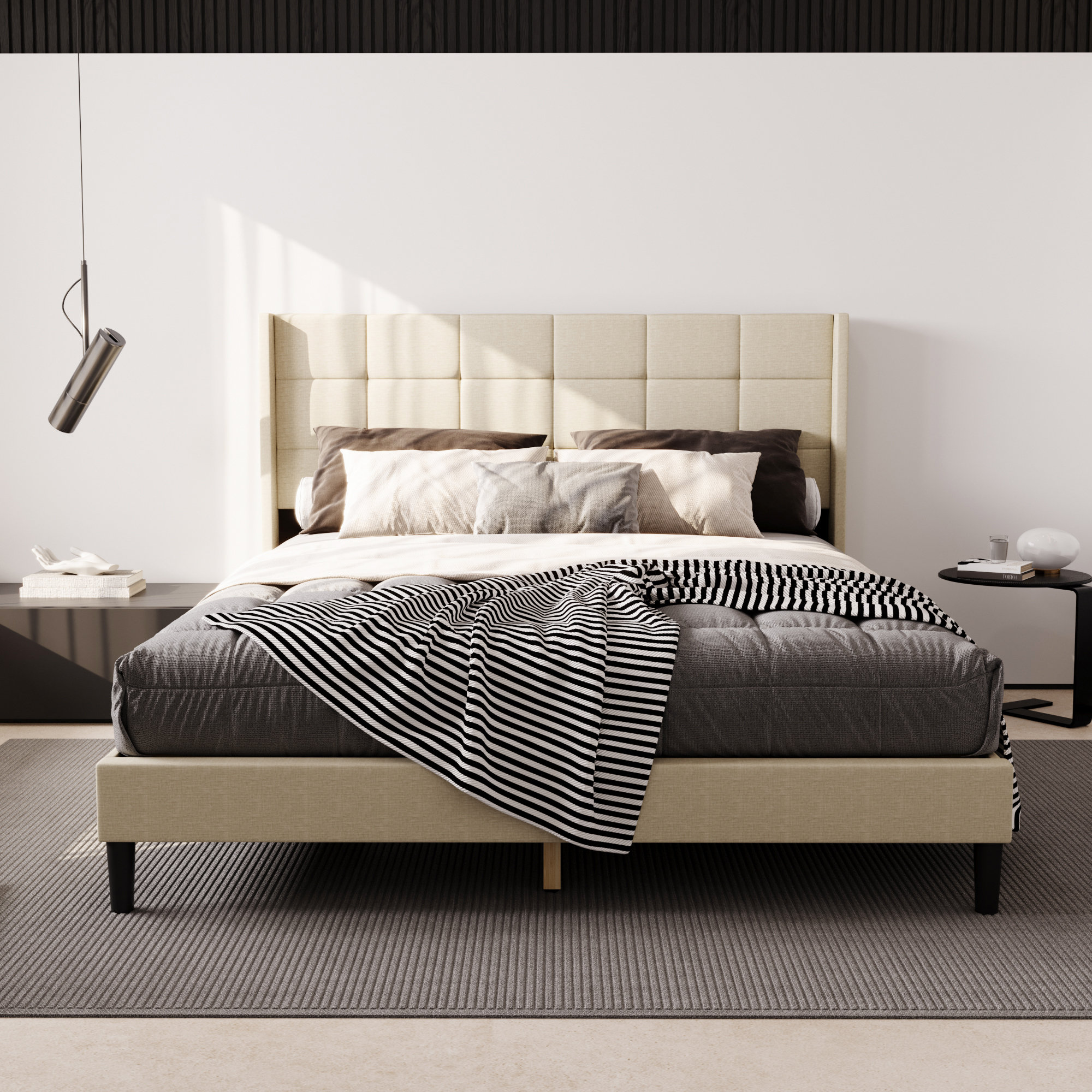 Ebern Designs Low Profile Platform Bed With Modern Design & Reviews ...