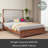 Millwood Pines Bed Frame With Upholstered Headboard, Bed Frame With ...