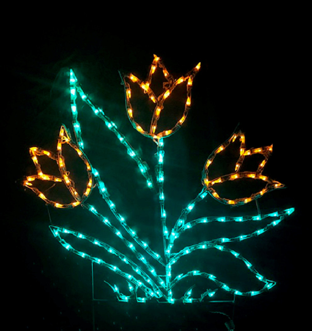 Lori's Lighted D'Lites Tulips Spring Holiday Lighted Display | Wayfair