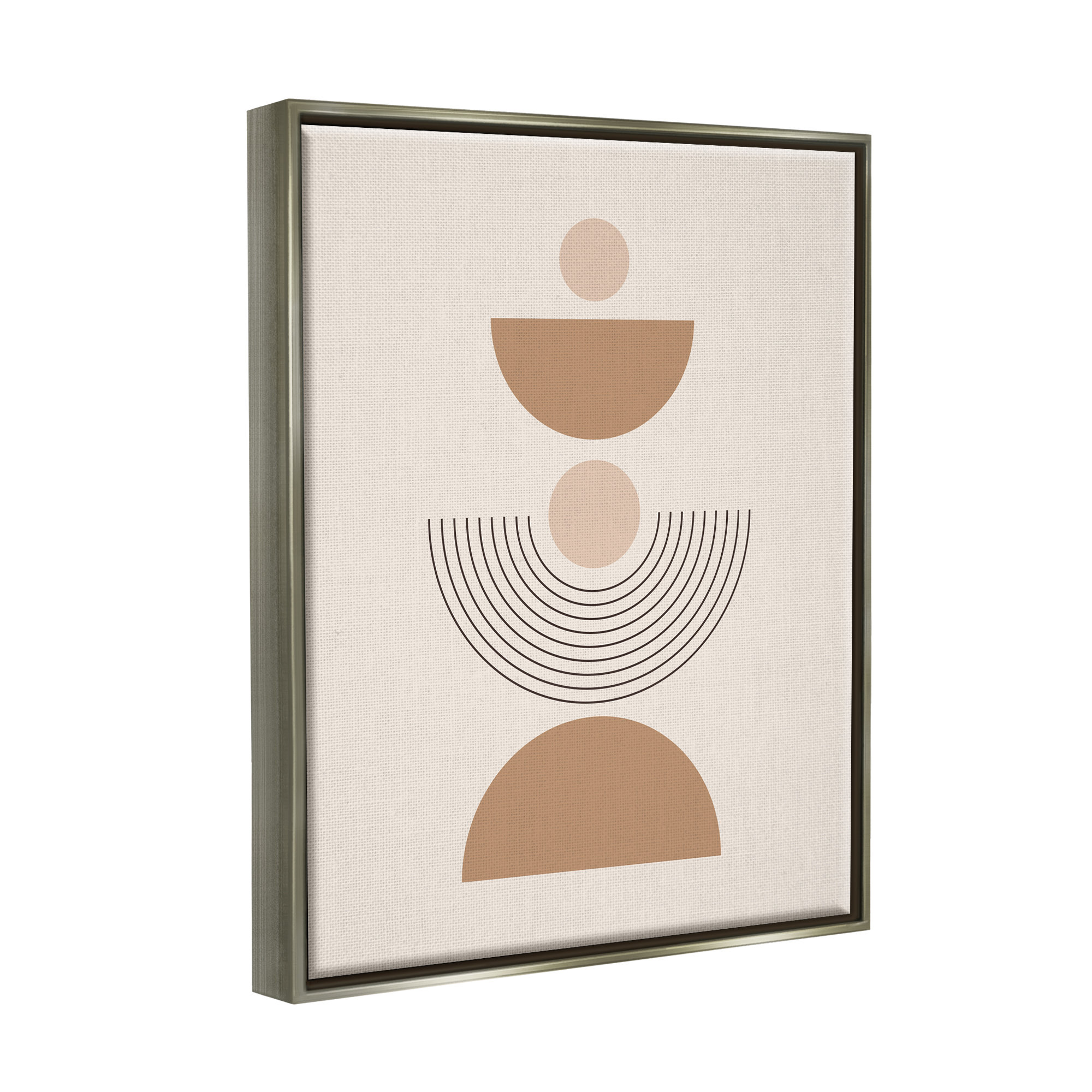 Ivy Bronx Modern Arched Shapes Framed Floater Canvas Wall Art Design By ...