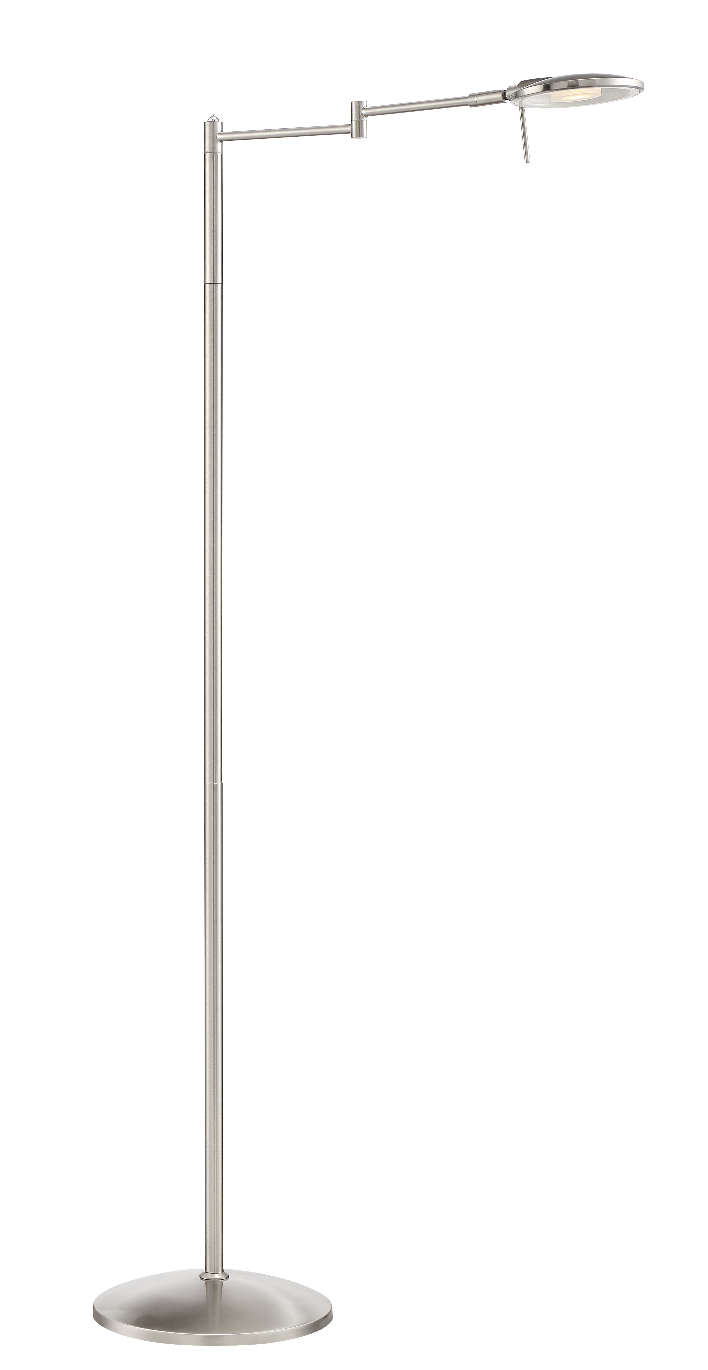 Wrought Studio™ Millsap 48" LED Swing Arm Floor Lamp | Wayfair