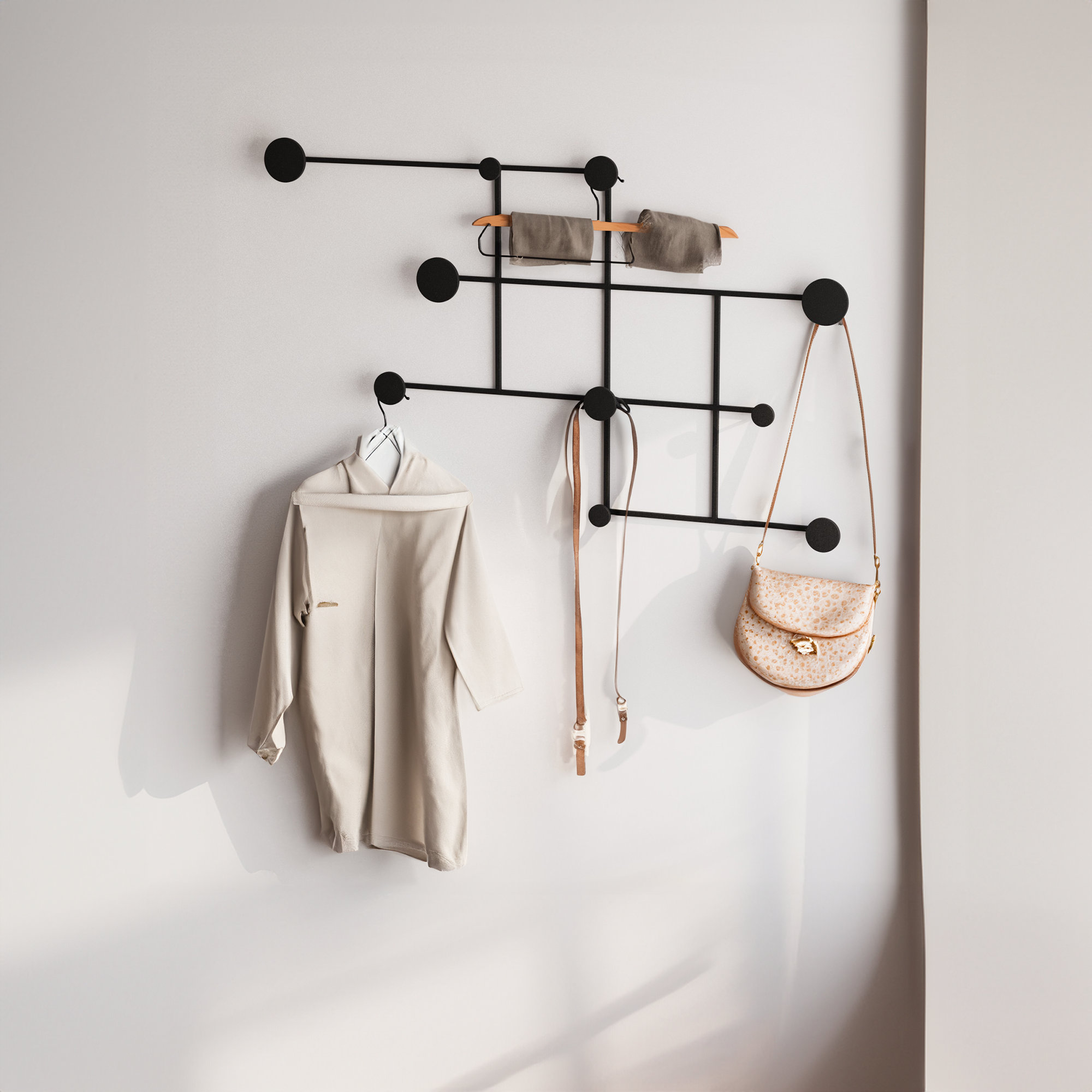 SpiritHome 10 - Hook Coat Rack | Wayfair