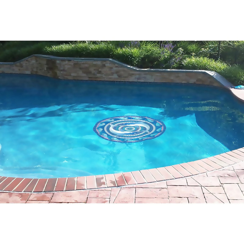 Arlmont & Co. Kwadwo Tropical Fish 29" Decorative Pool Mat - Pool Art ...