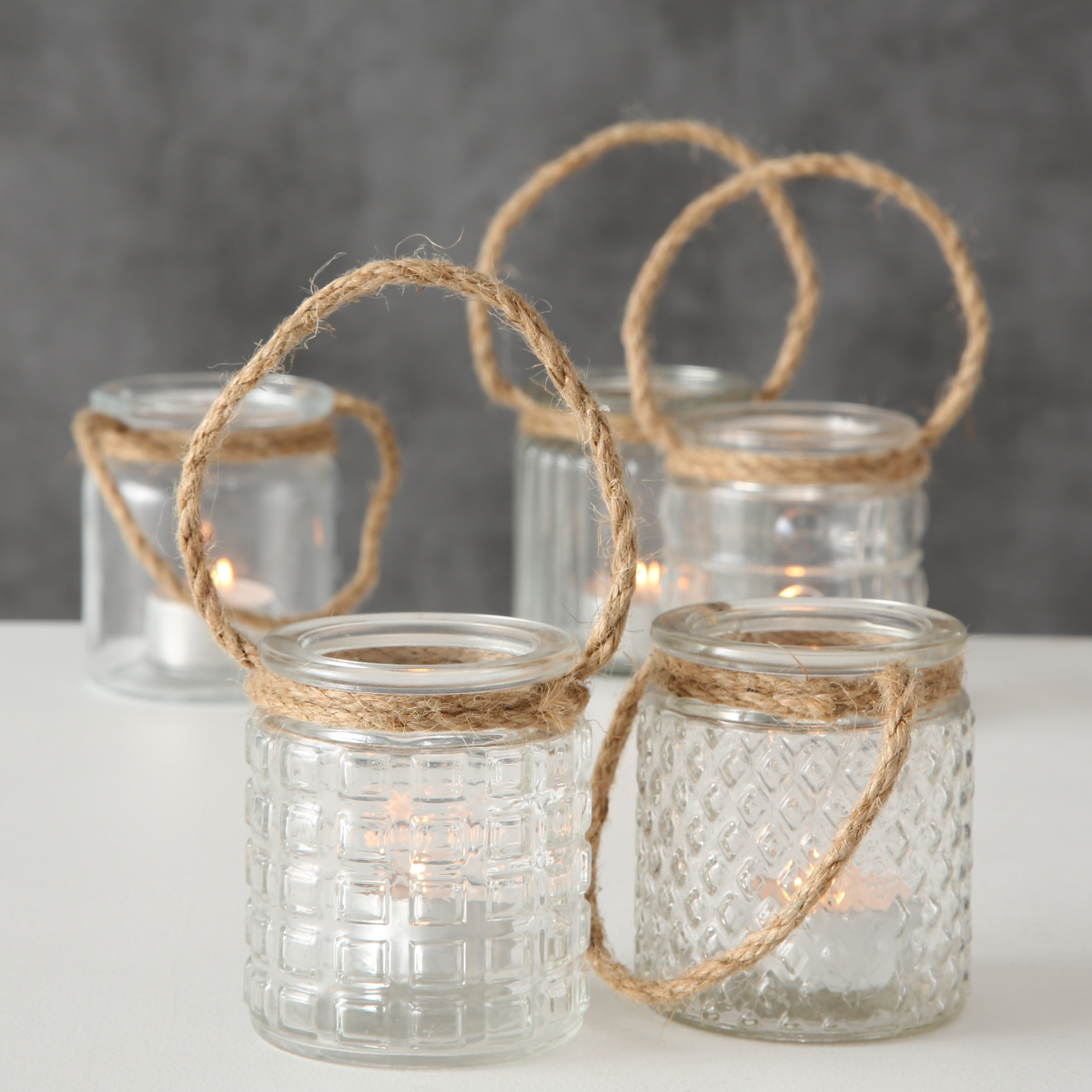 Breakwater Bay Nautical 5 Piece Glass Lantern Set & Reviews | Wayfair