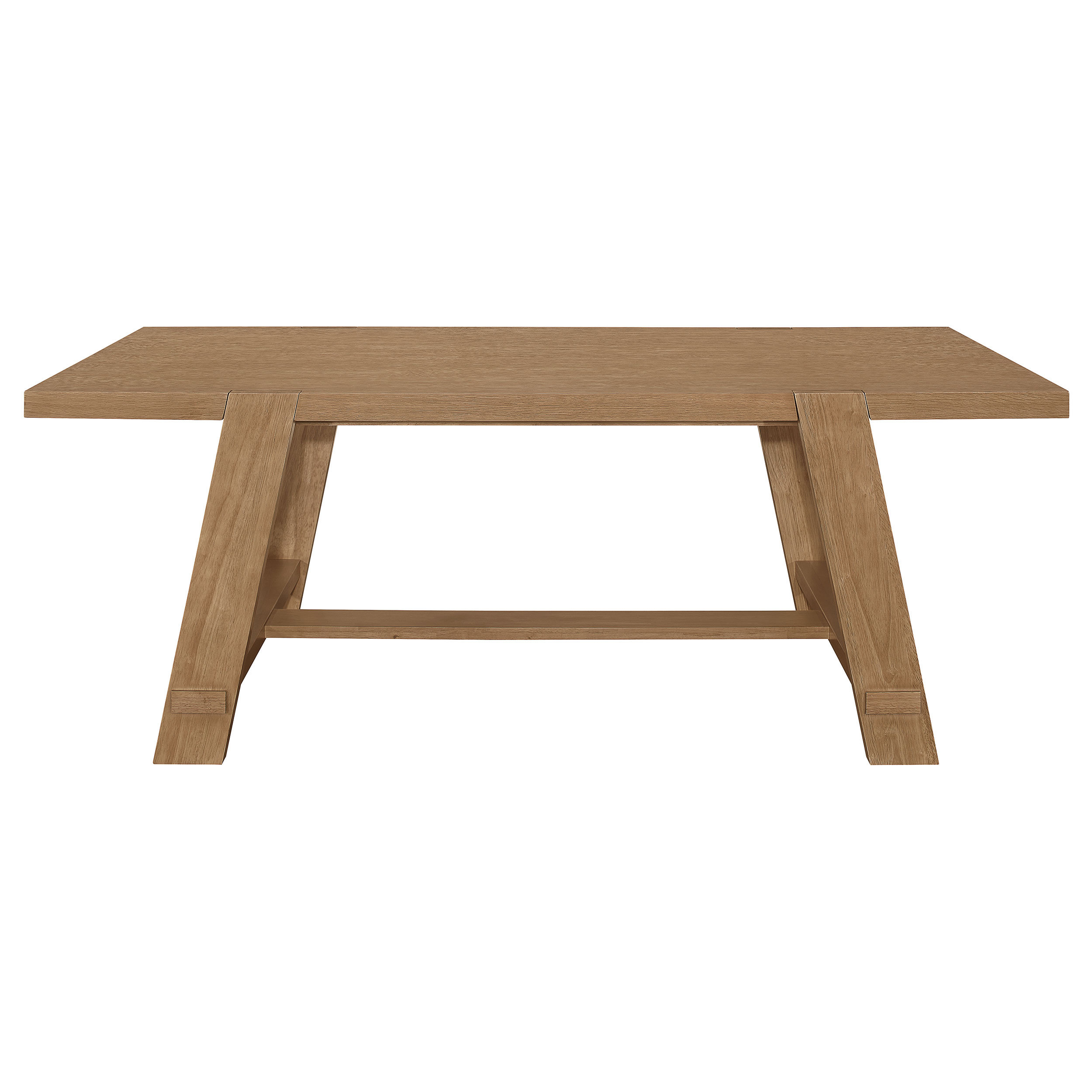 Ophelia & Co. Sharon Rectangular Trestle Base Dining Table Blue and ...