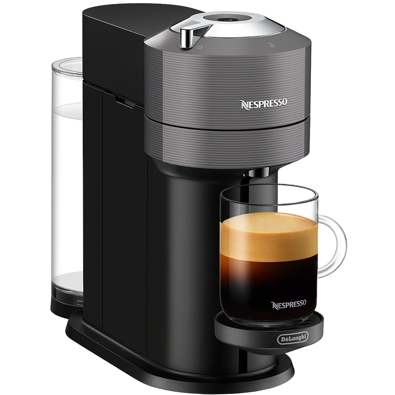 Nespresso Vertuo NEXT Coffee and Espresso Machine by De'Longhi, Gray ...