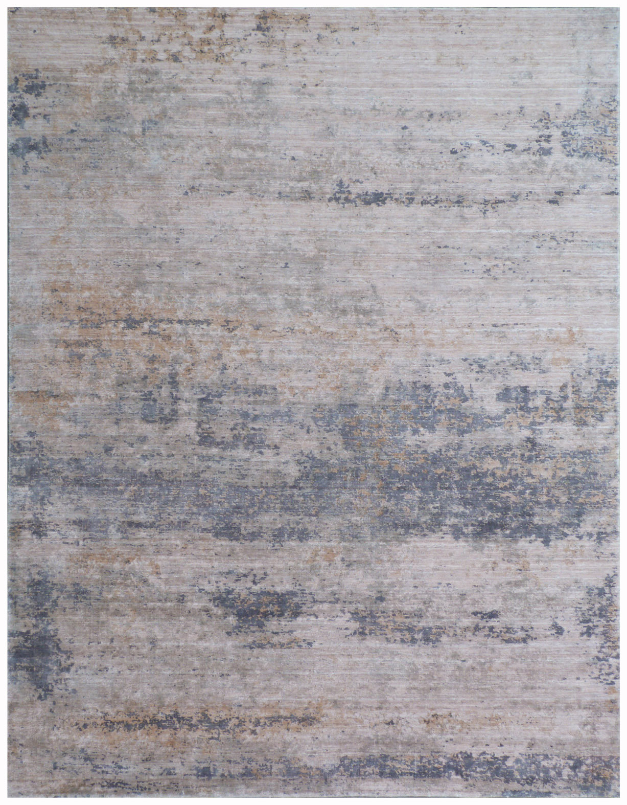 EXQUISITE RUGS Reflections Hand Loomed Gray/Ivory/Blue Area Rug | Wayfair