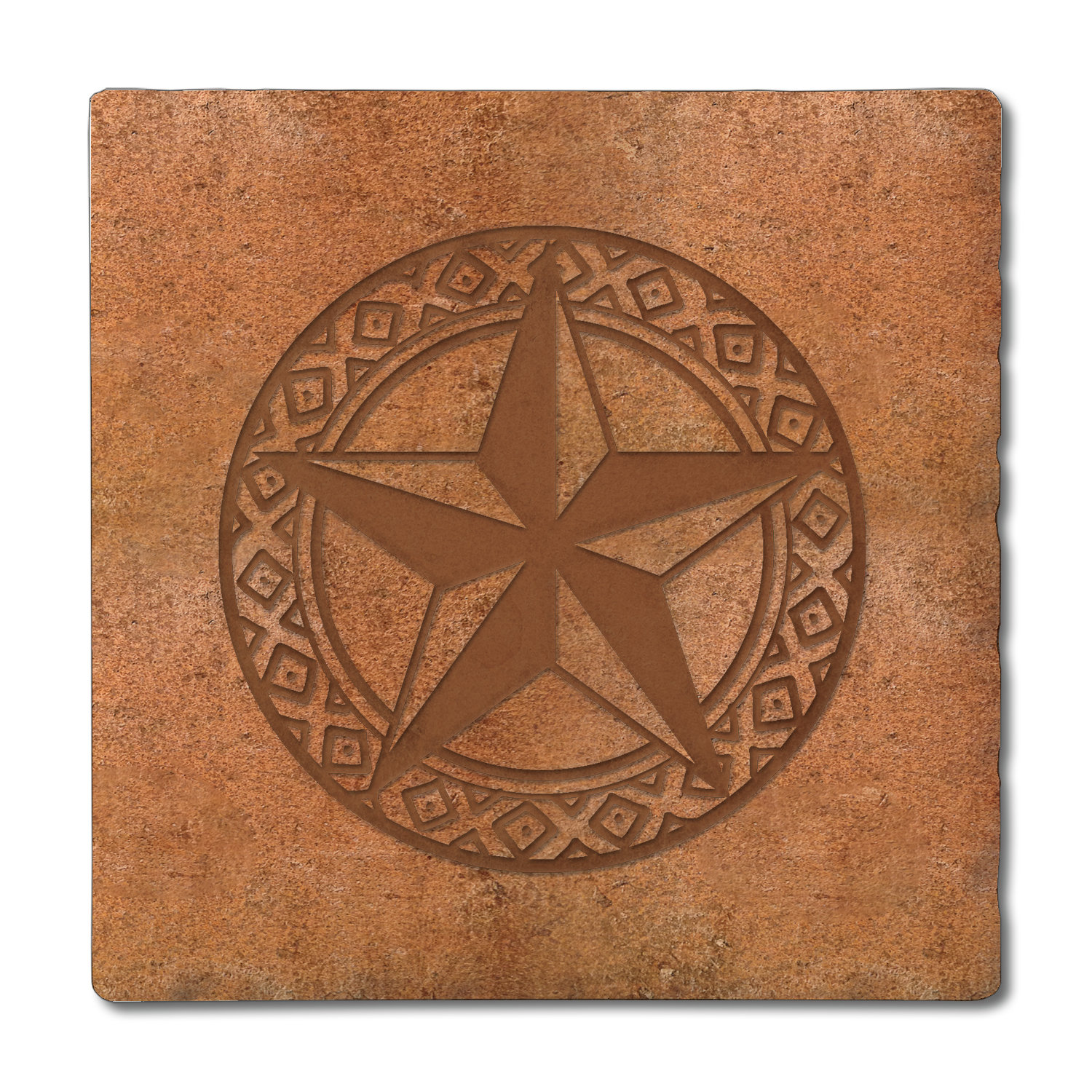 Lark Manor™ Lonestar 4-Pack Tumbled Tile Coaster Set | Wayfair