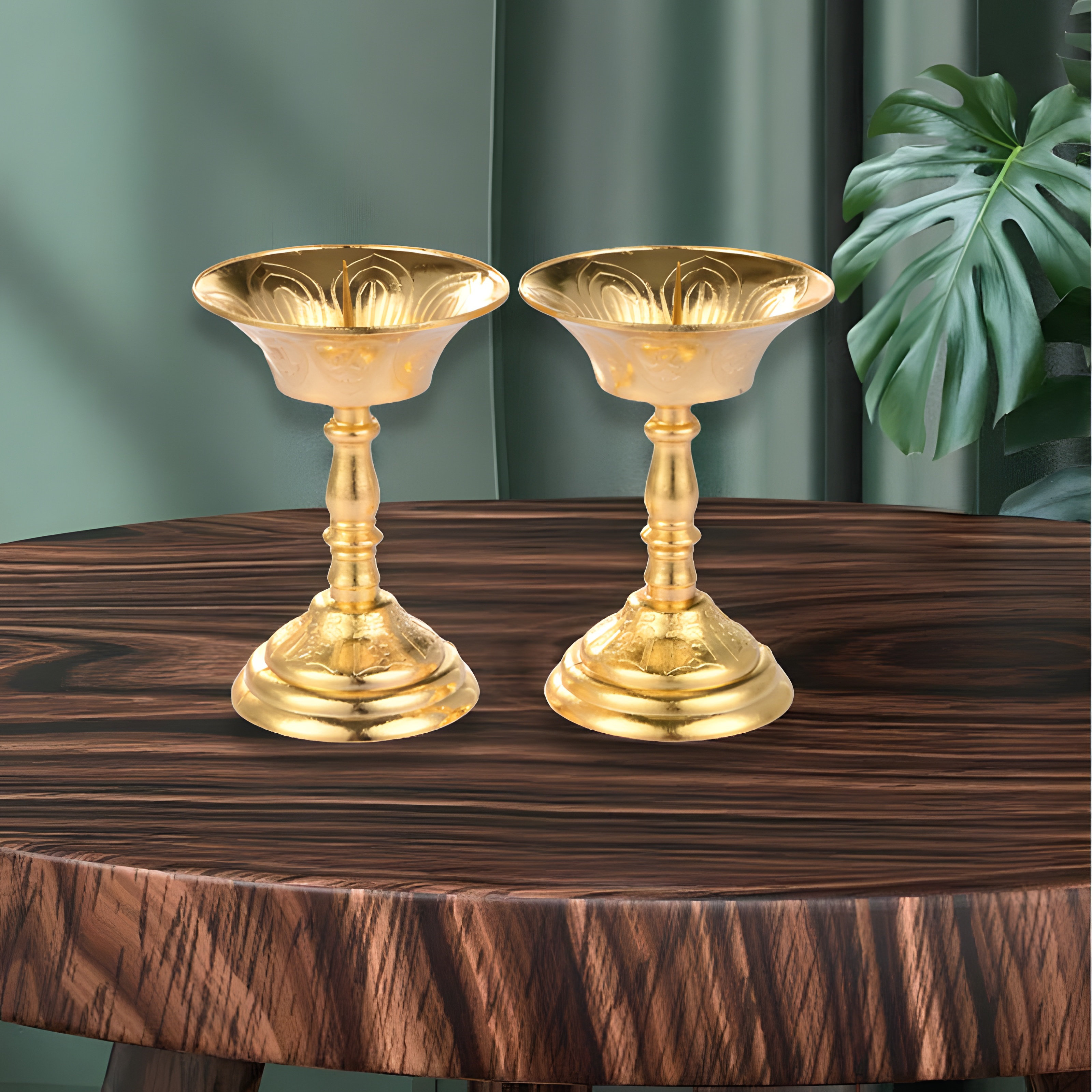 House of Hampton® 4.3'' H Metal Tabletop Pillar | Wayfair