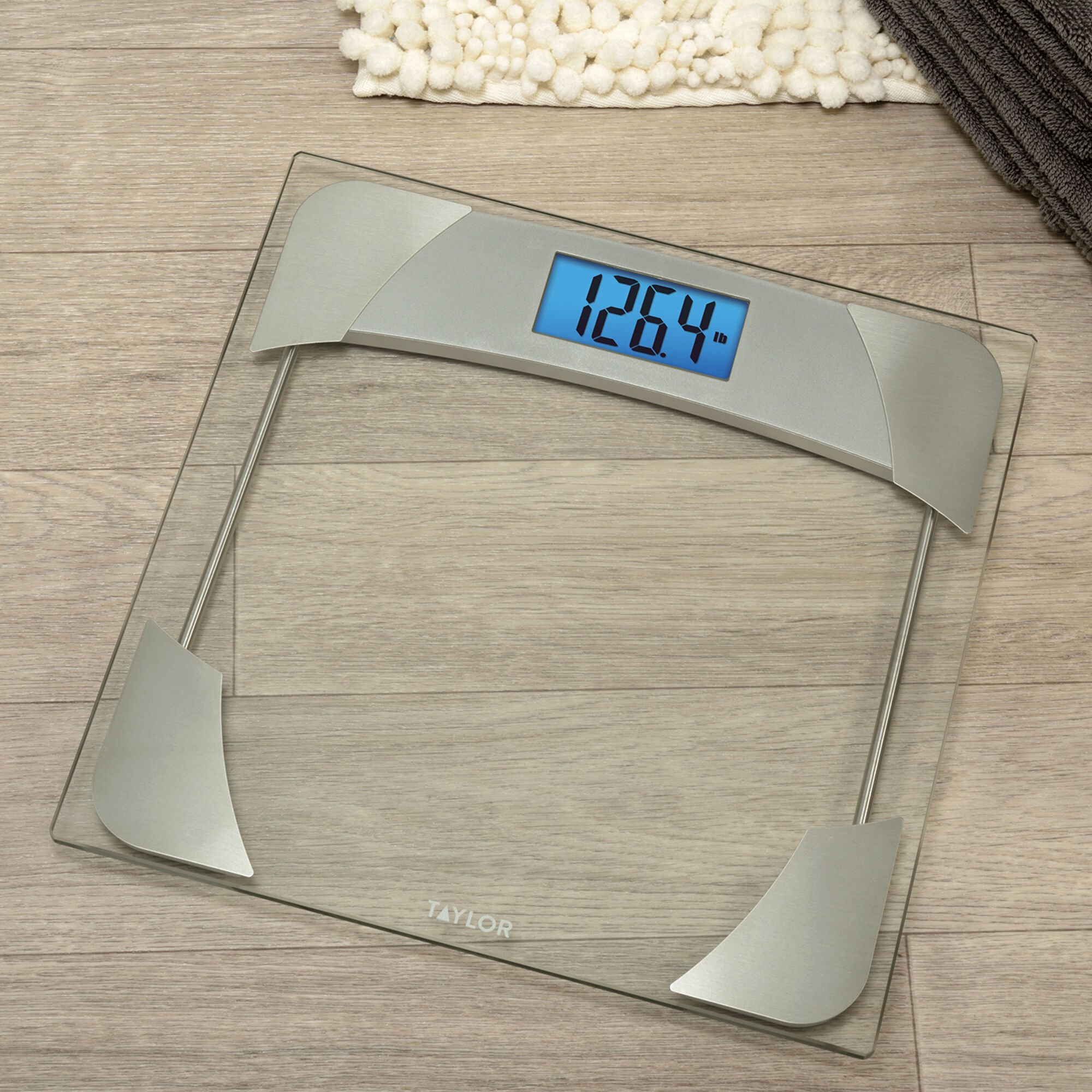 Taylor Digital Scales For Body Weight, Highly Accurate 400 LB Capacity ...