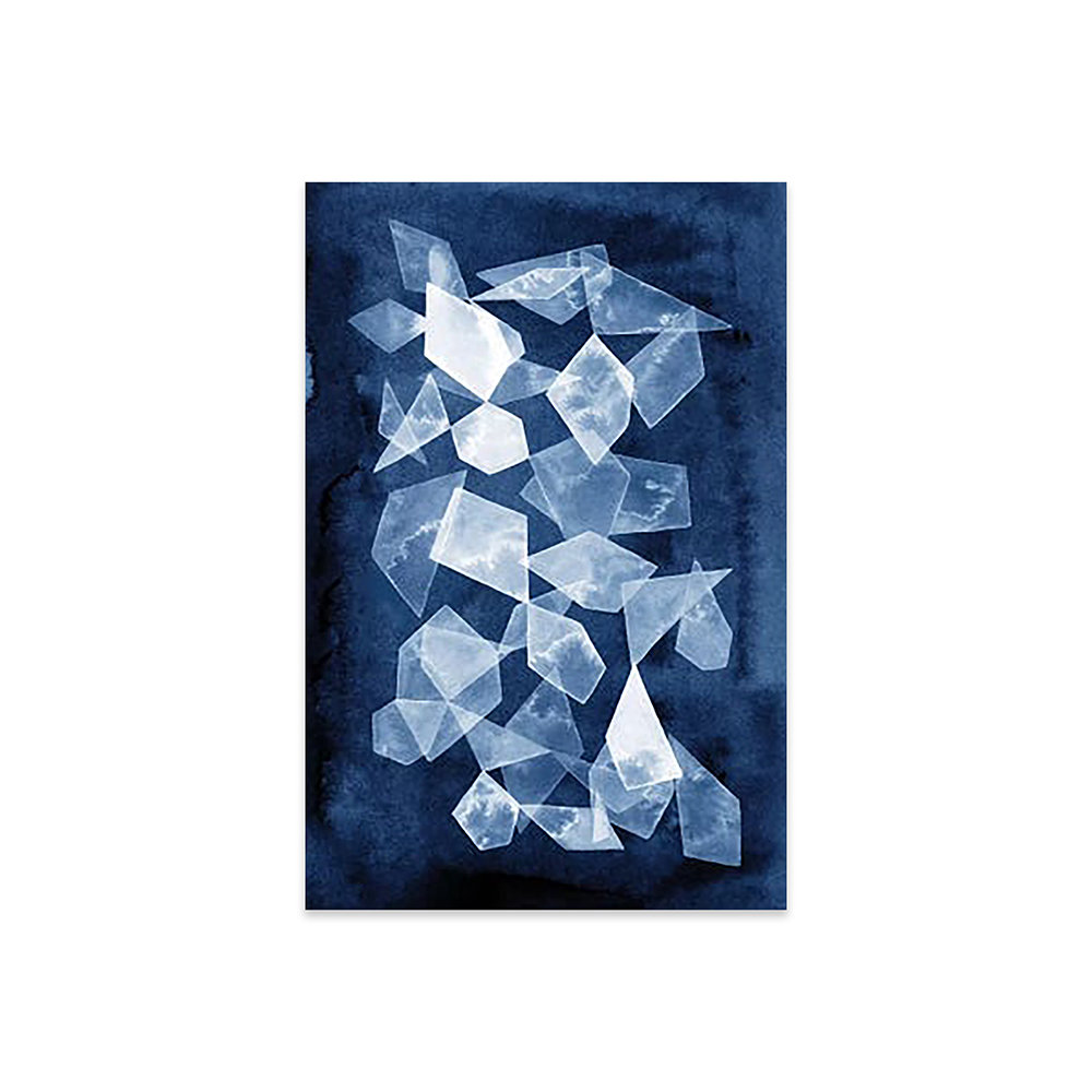 Ivy Bronx Indigo Glass I Print On Acrylic Glass - Wayfair Canada